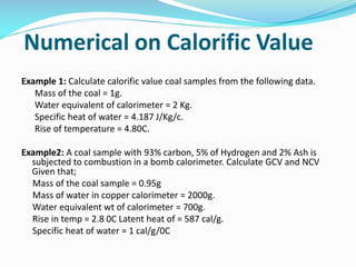 Calorific Value Lecture 3, Fuel Tech-ll.pdf