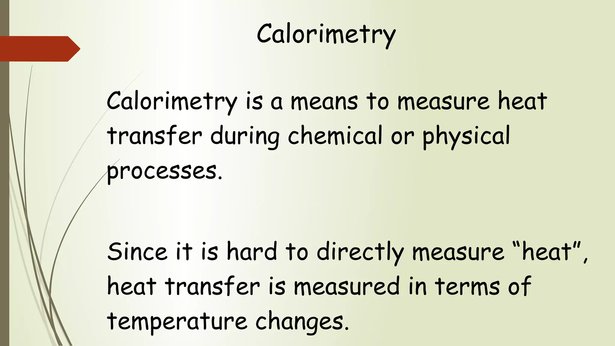 Calorimetry | PPT