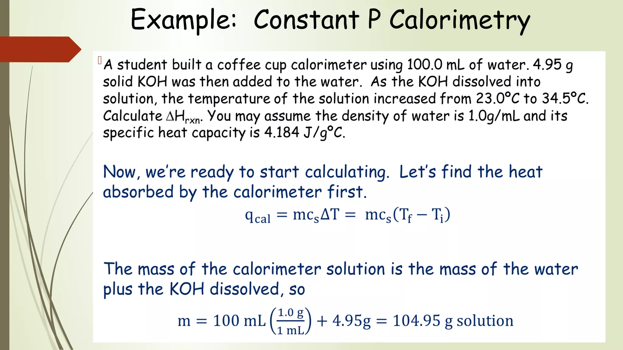 Calorimetry | PPT