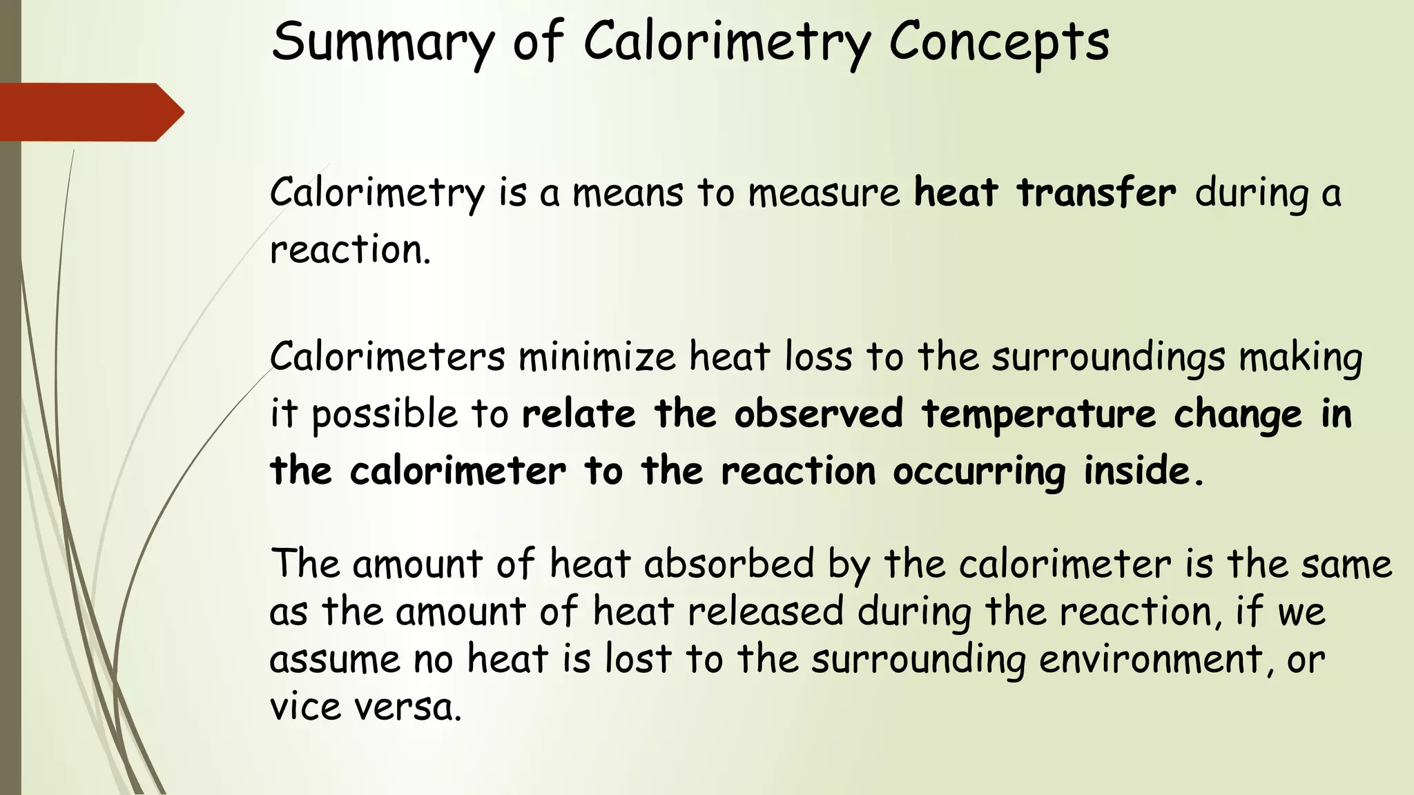 Calorimetry | PPT
