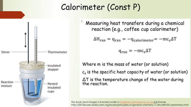 Calorimetry | PPT | Chemistry | Science