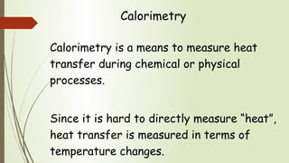 Calorimetry | PPT