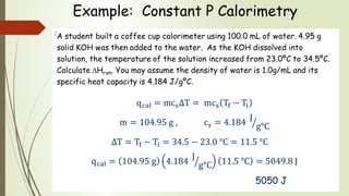 Calorimetry | PPT