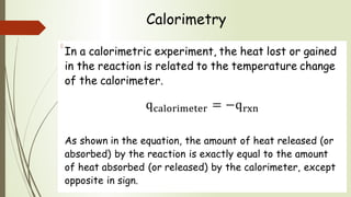 Calorimetry | PPT