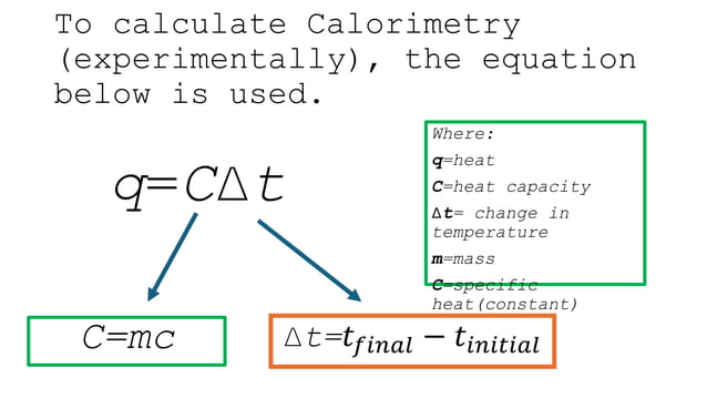 Calorimetry thermodynamics general chemistry.pptx