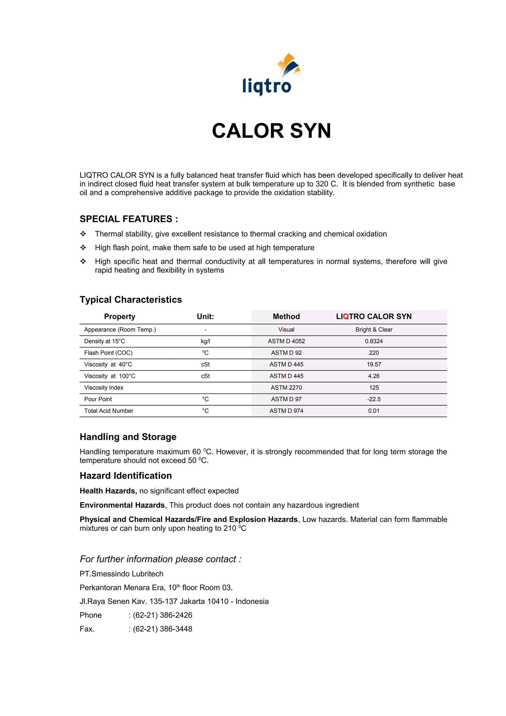 Calor syn | PDF