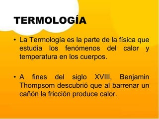 Calor temperatura en power point | PPSX