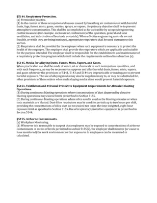 Cal/OSHA Silica and Related Orders | PDF