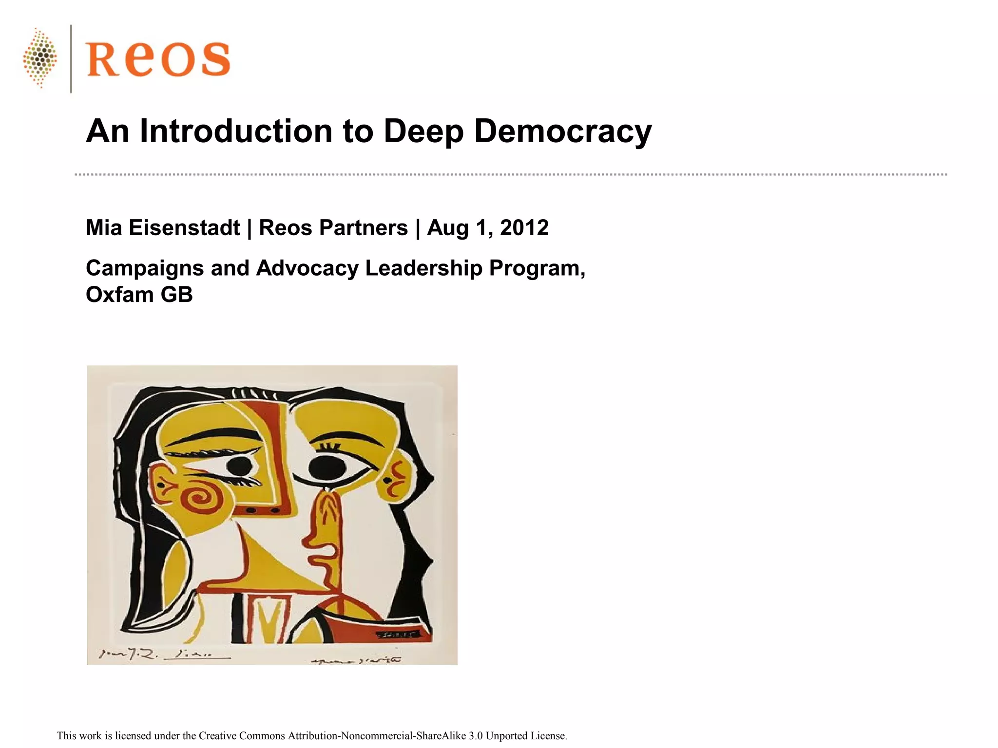 CALP deep democracy webinar | PPT