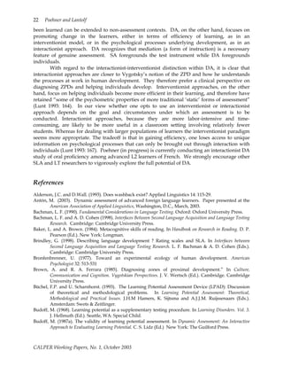 Poehner_Lantolf_2003_Dynamic_assessment_of_L2_development_CALPERWP | PDF