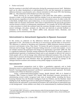 Poehner_Lantolf_2003_Dynamic_assessment_of_L2_development_CALPERWP | PDF