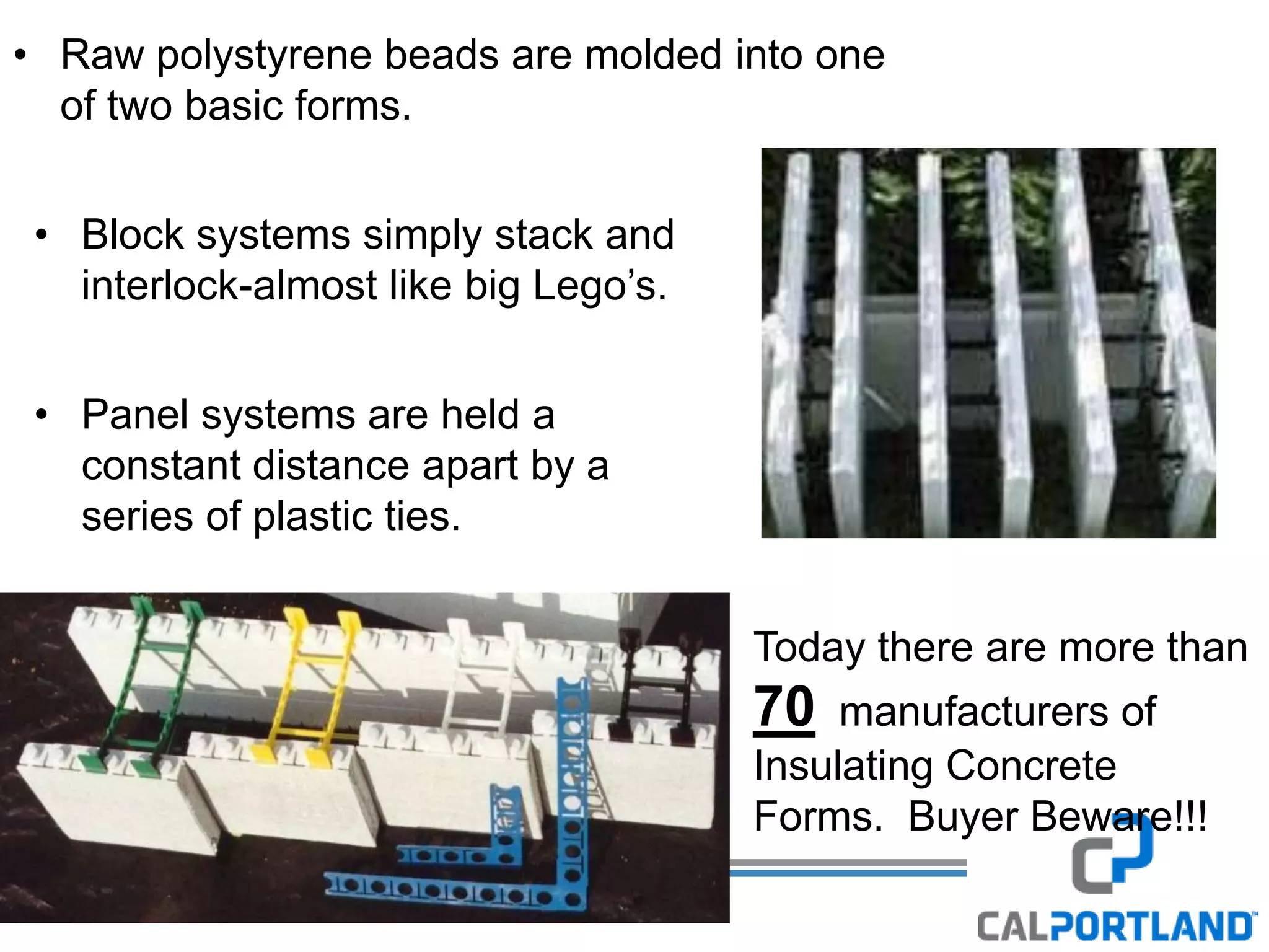 Cal Portland Standard Icf, Pervious, Decorative | PPTX