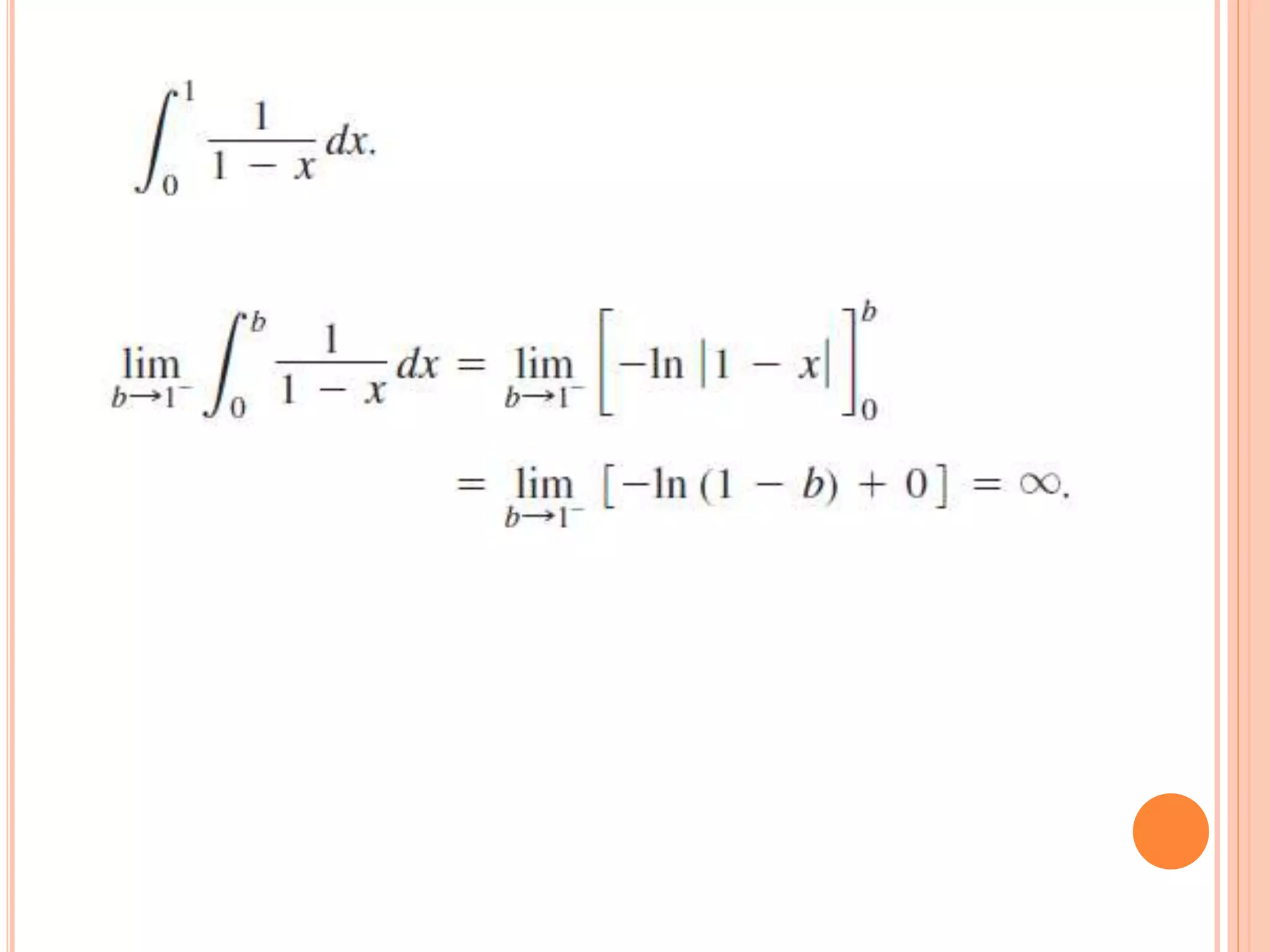 1st, 2nd kind improper integrals | PPTX