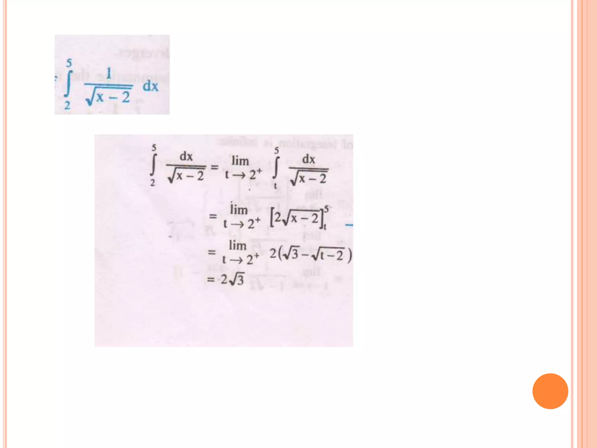 1st, 2nd kind improper integrals | PPTX