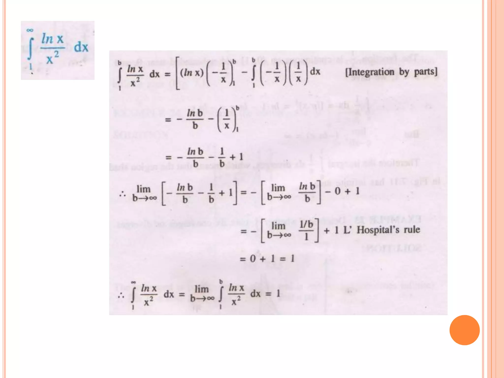 1st, 2nd kind improper integrals | PPTX