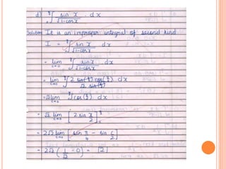 1st, 2nd kind improper integrals | PPTX
