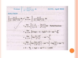 1st, 2nd kind improper integrals | PPTX