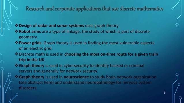 Intro & Applications of Discrete Math | PPTX