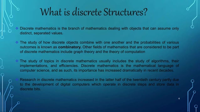 Intro & Applications of Discrete Math | PPTX