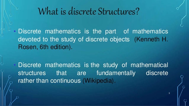 Intro & Applications of Discrete Math