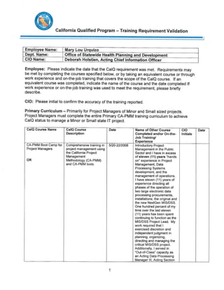 Cal Q Cert Process | PDF