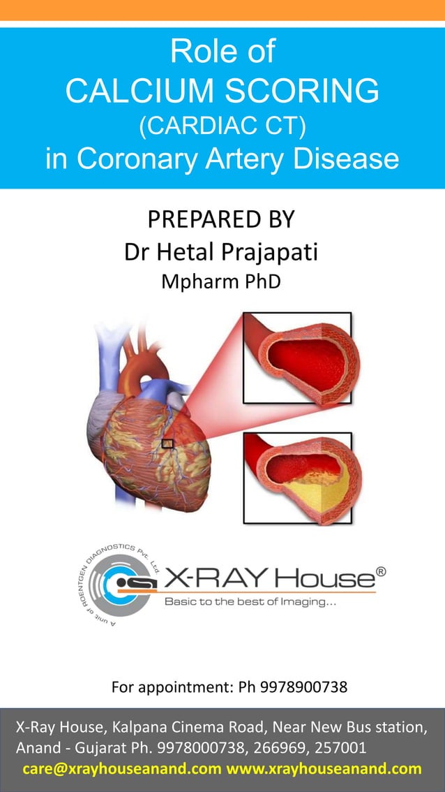 Role of CT Scan Calcium scoring in Coronary Artery Disease | PDF