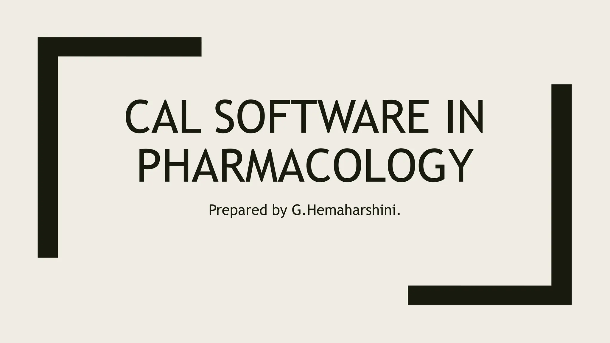 CAL software Hemaharshini.G.pptxsdggfasf | PPTX