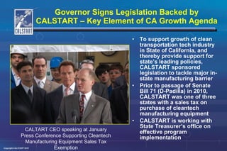 Calstart successes 2010 overview | PPT