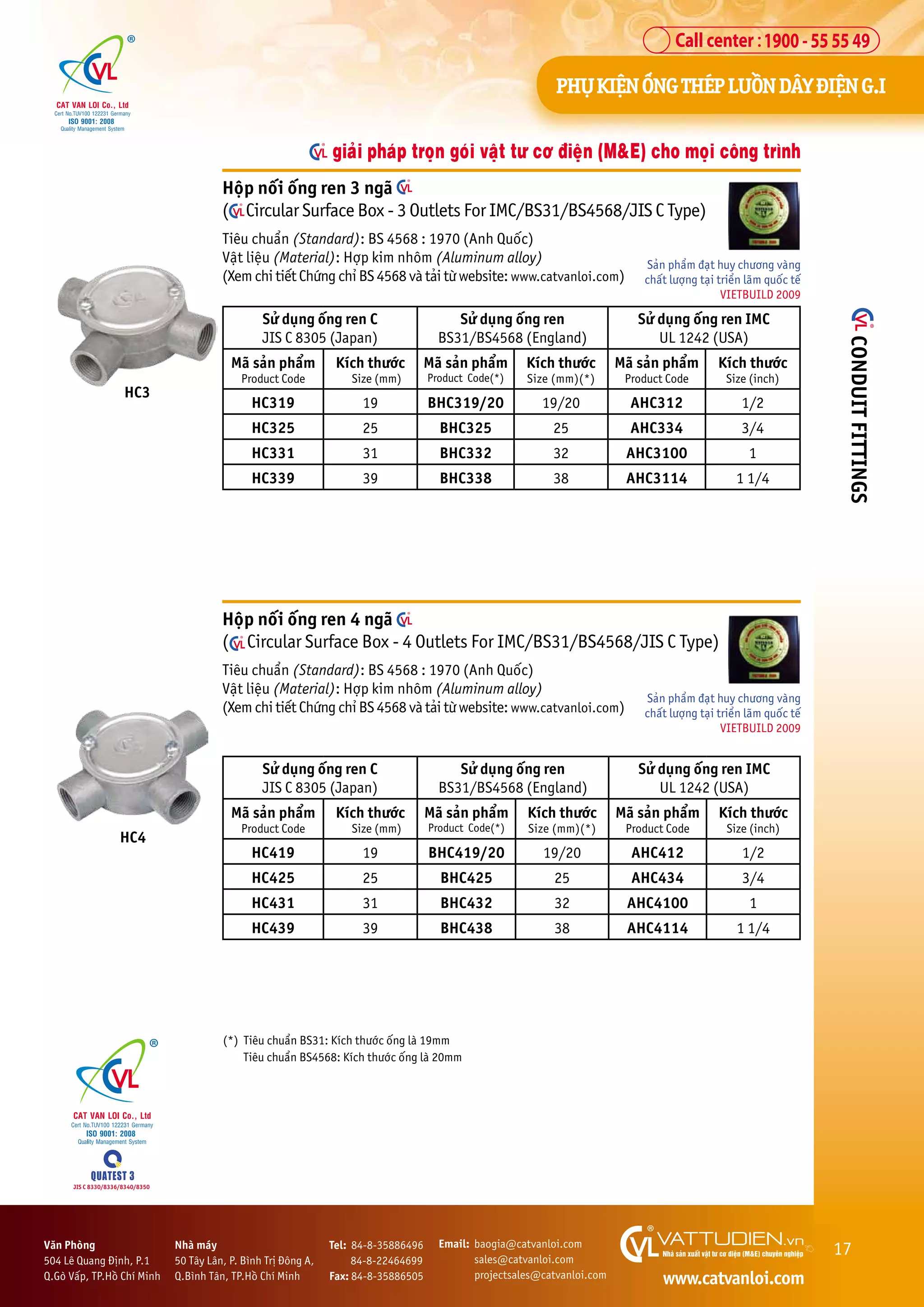 CATALOG ống thép luồn dây điện- steel conduit - ống ruột gà lõi thép ...