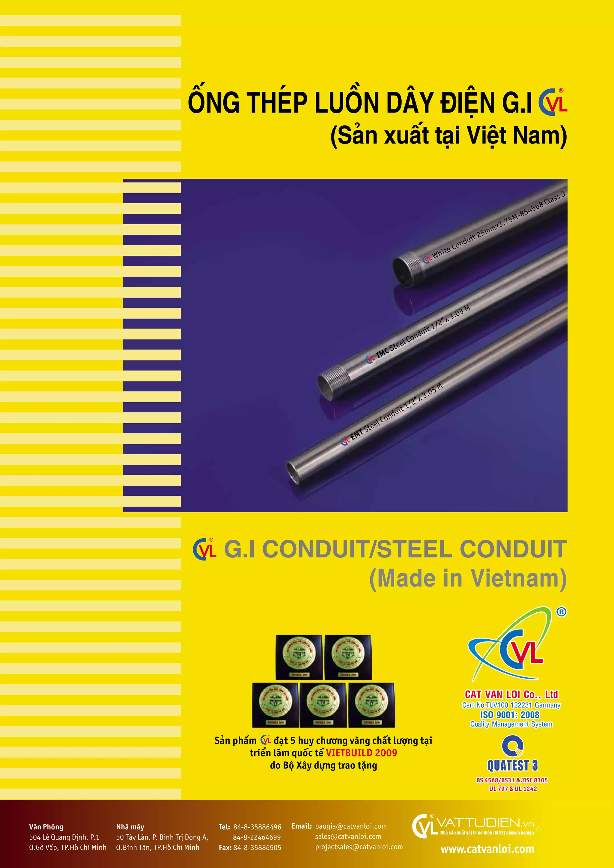 CATALOG ống thép luồn dây điện- steel conduit - ống ruột gà lõi thép ...