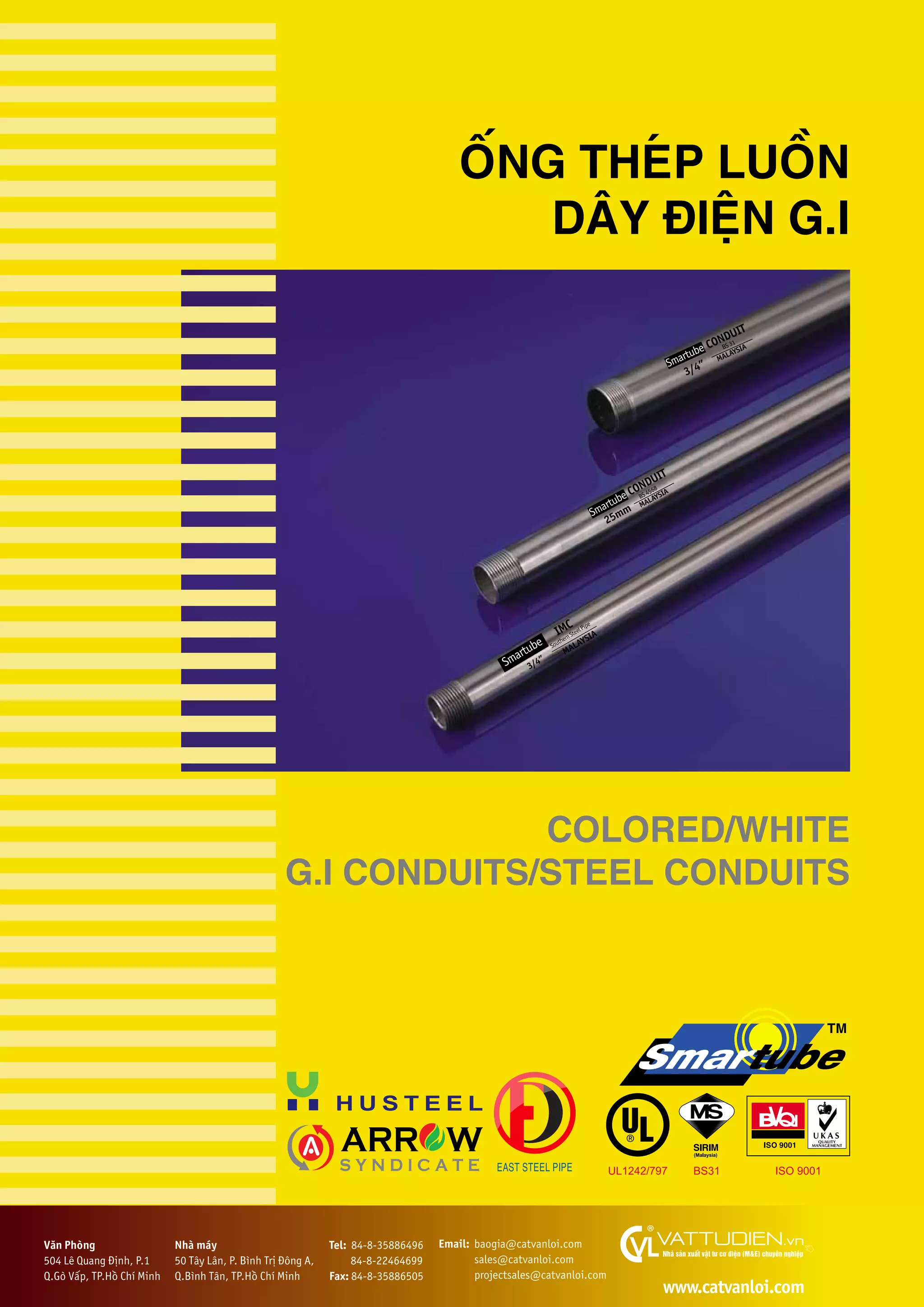 CATALOG ống thép luồn dây điện- steel conduit - ống ruột gà lõi thép ...
