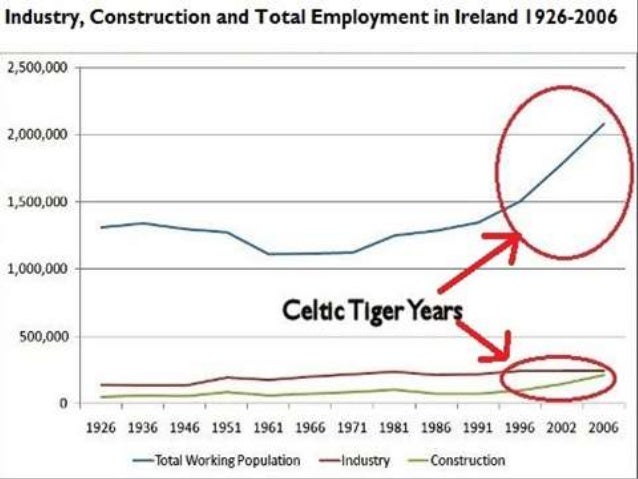 The Rise and Fall of the Irish Celtic Tiger