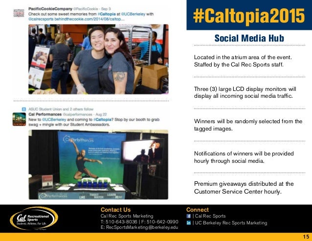 Caltopia 2015 Operational guide