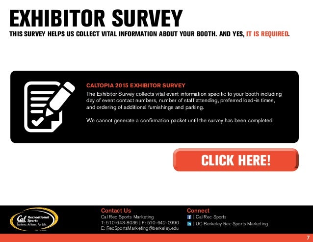 Caltopia 2015 Operational guide