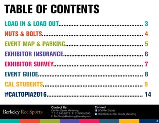 Caltopia 2016 Operations Guide | PPT