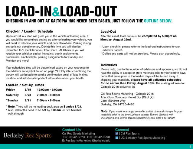 Caltopia 2016 Operations Guide | PDF | Insurance | Personal Finance