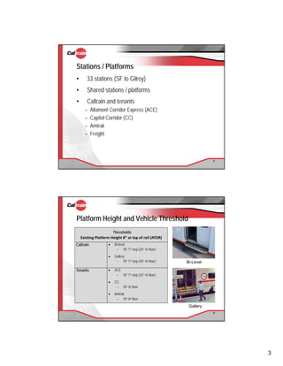 Caltrain level boarding discussion | PDF