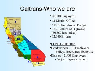 Caltrans AGC Presentation 01.2011 | Business | Business and Finance