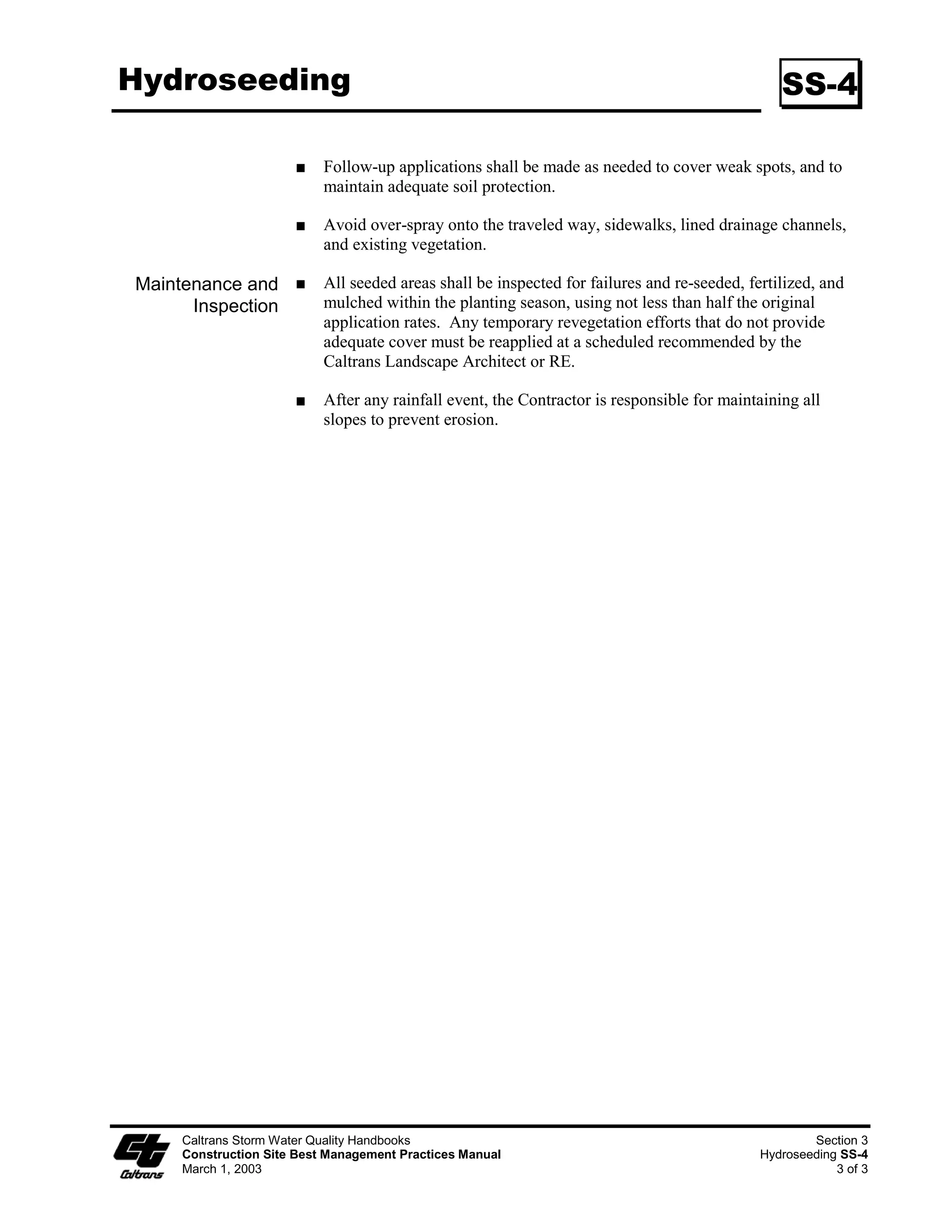 Cal Trans Bmp Handbook | PDF | Civil Engineering Industry | Industries