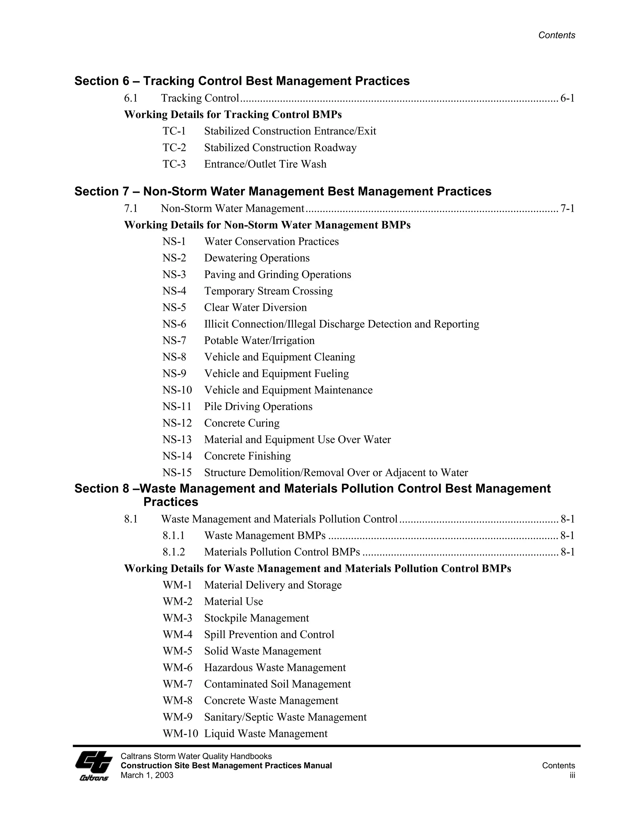 Cal Trans Bmp Handbook | PDF | Civil Engineering Industry | Industries