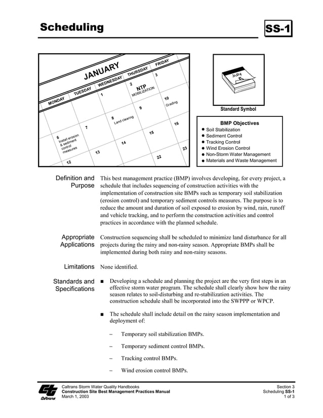 Cal Trans Bmp Handbook | PDF | Civil Engineering Industry | Industries