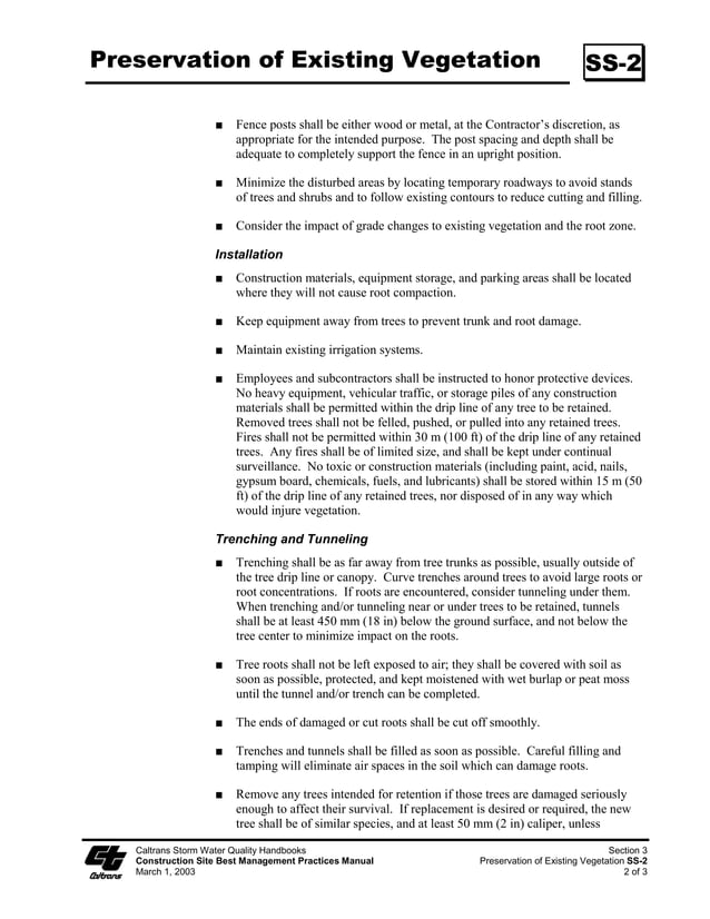 Cal Trans Bmp Handbook | PDF | Civil Engineering Industry | Industries