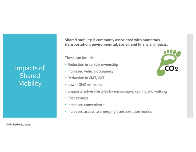 Shared Mobility and Micromobility Today | PDF
