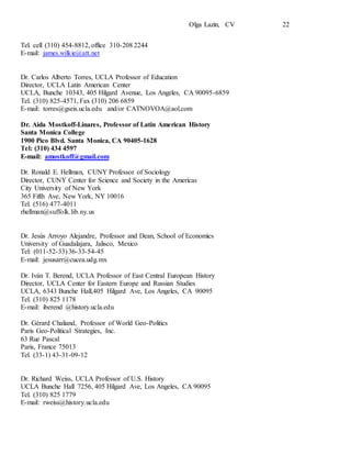 DR OLGA LAZIN CV- resumedrlazinfeb19 | PDF