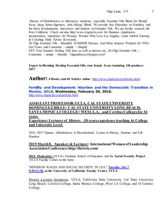 DR OLGA LAZIN CV- resumedrlazinfeb19 | PDF