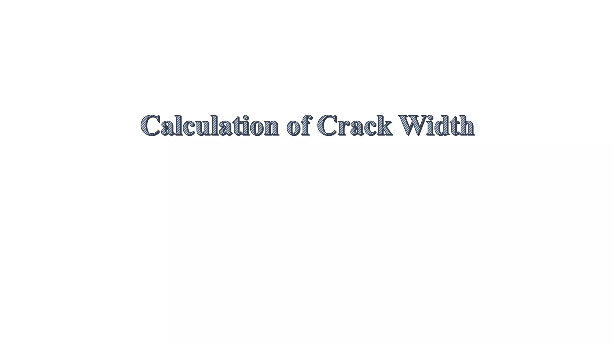 Calulation of deflection and crack width according to is 456 2000 | PDF