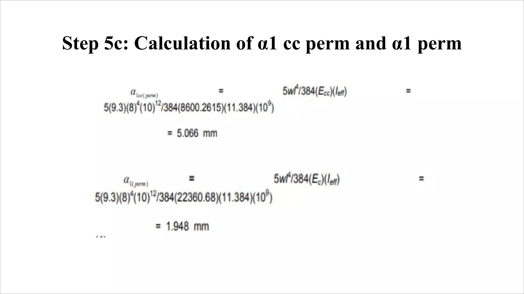 Calulation of deflection and crack width according to is 456 2000 | PDF