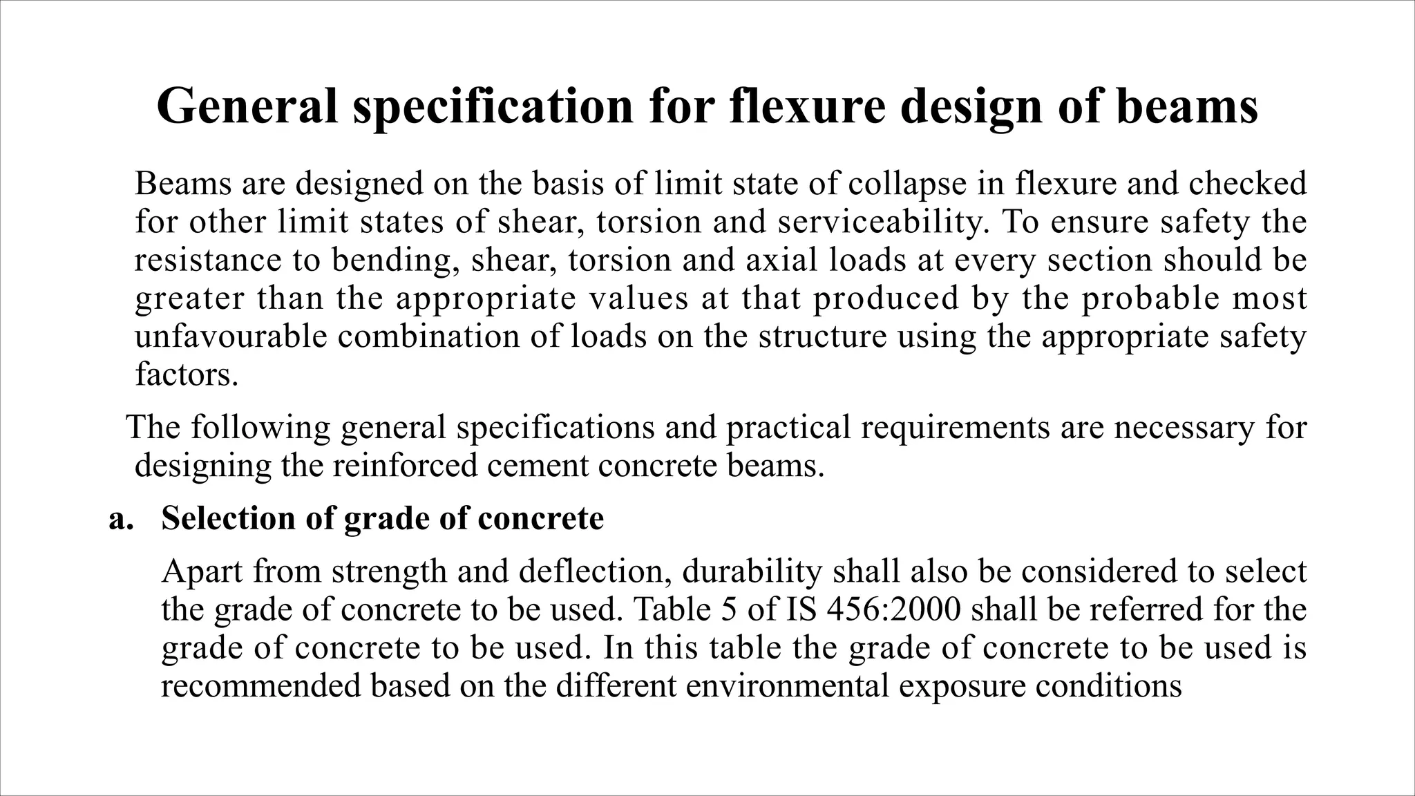 Calulation of deflection and crack width according to is 456 2000 | PDF