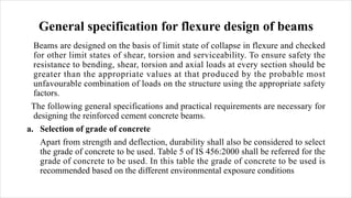 Calulation of deflection and crack width according to is 456 2000 | PDF