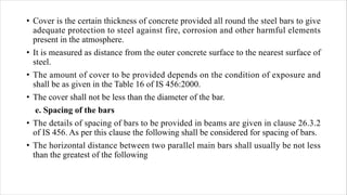 Calulation of deflection and crack width according to is 456 2000 | PDF